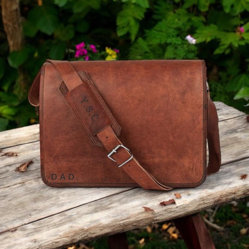 Kid Leather Messenger Bag - Etsy UK