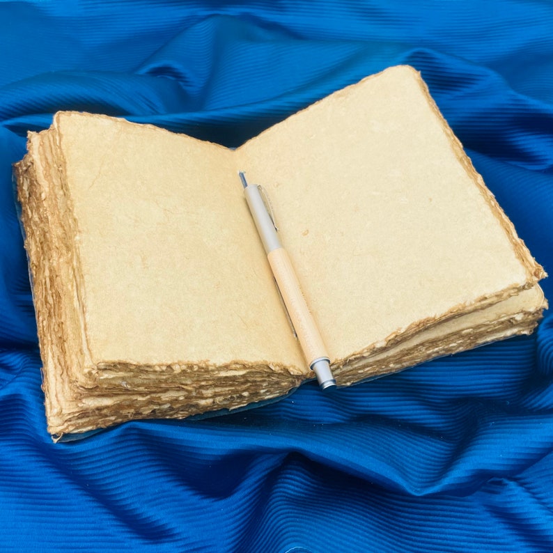 50% OFF Leather Journal Handmade Deckle Edge Paper Book of - Etsy