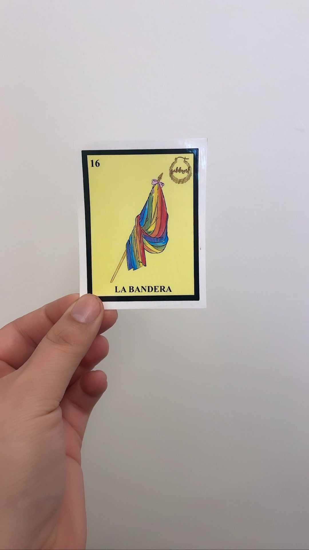 La Bandera Single Sticker loteria Inspired - Etsy