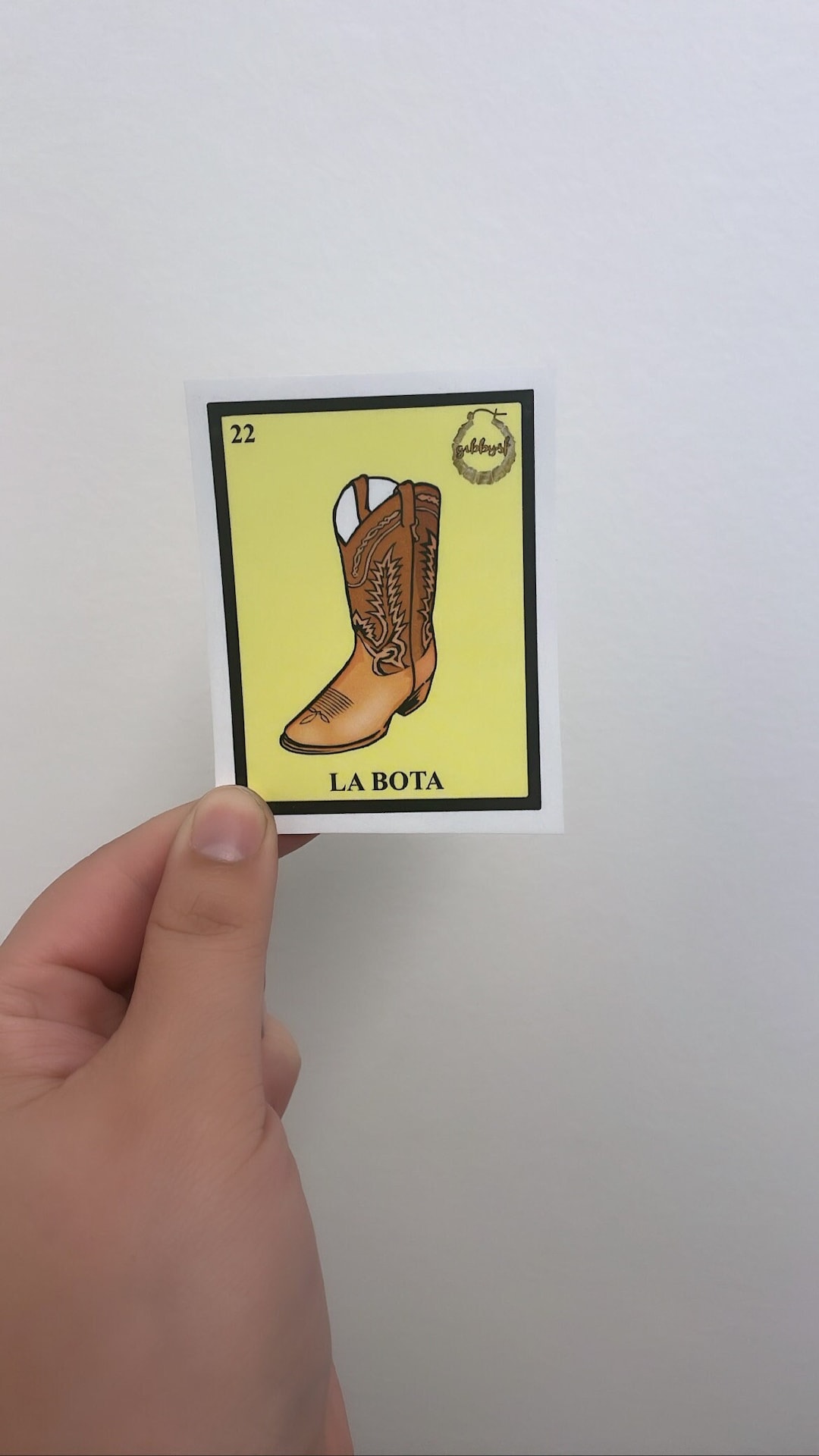 Lotería "la Bota" Cowboy Boot Sticker | Western-inspired Mexican ...
