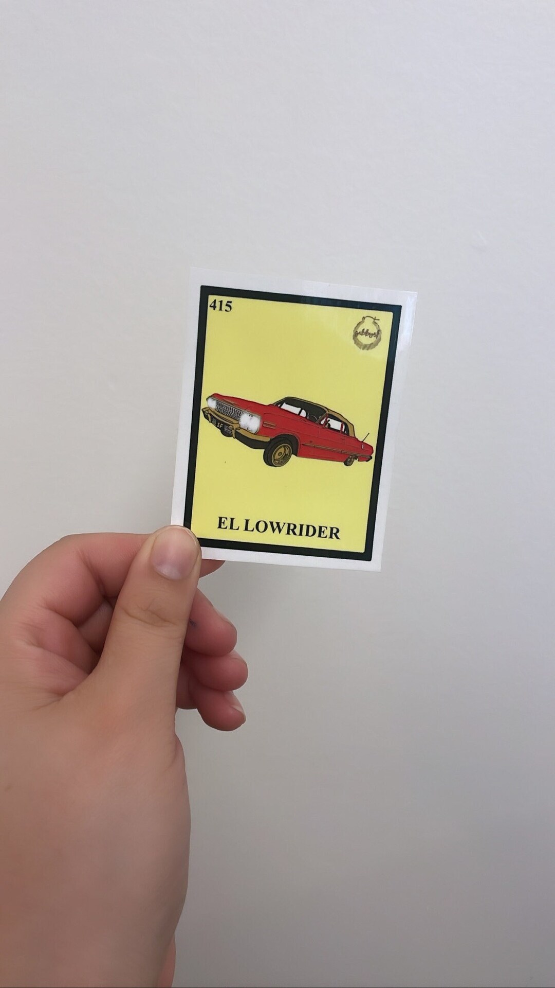El Lowrider Single Sticker loteria Inspired - Etsy