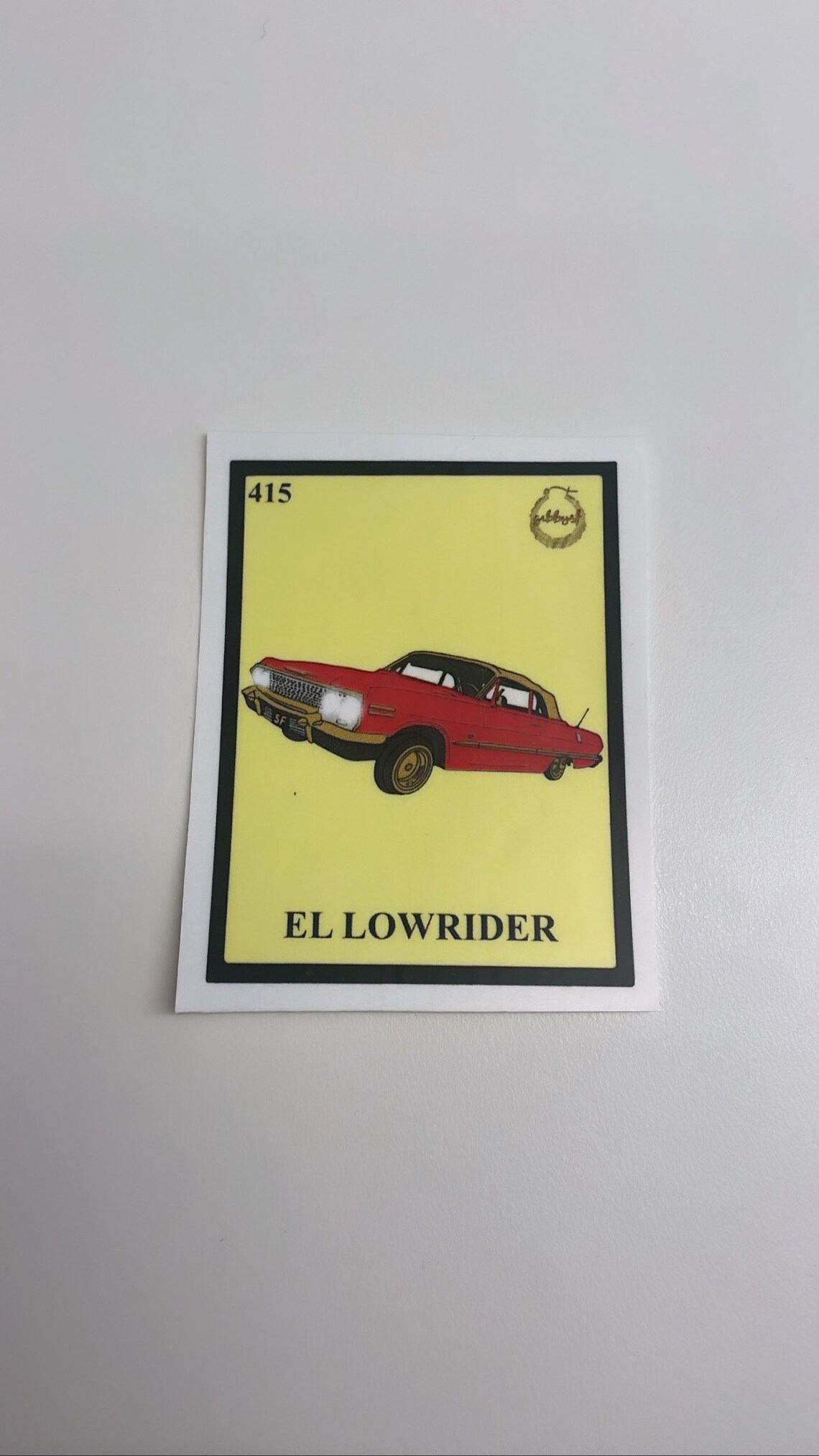 Lotería Lowrider Sticker | Vibrant Mexican Art Decal | Vinyl Sticker ...