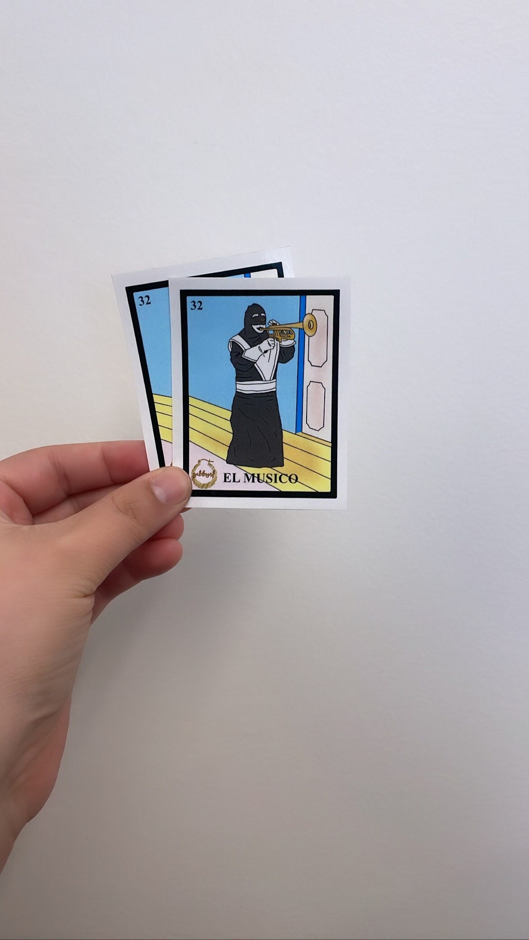 Lotería "el Músico" as El Chacal From Sábado Gigante Sticker | Retro ...