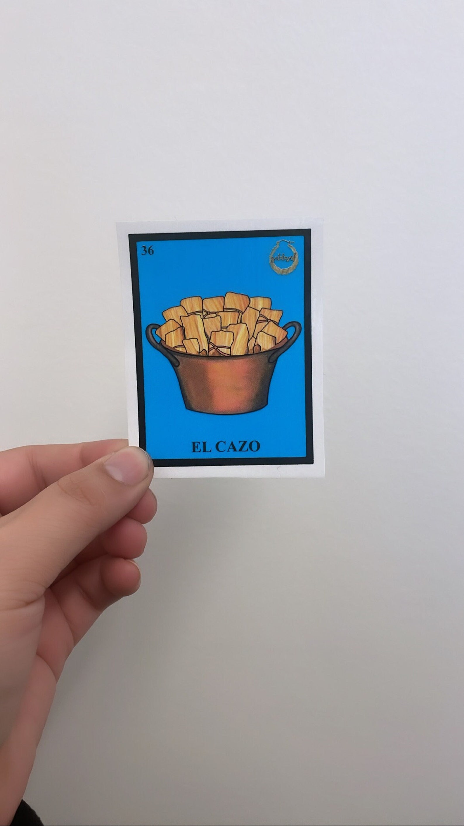 El Cazo Tamales Lotería Sticker: Mexican Food Art, Laptop Decal - Etsy