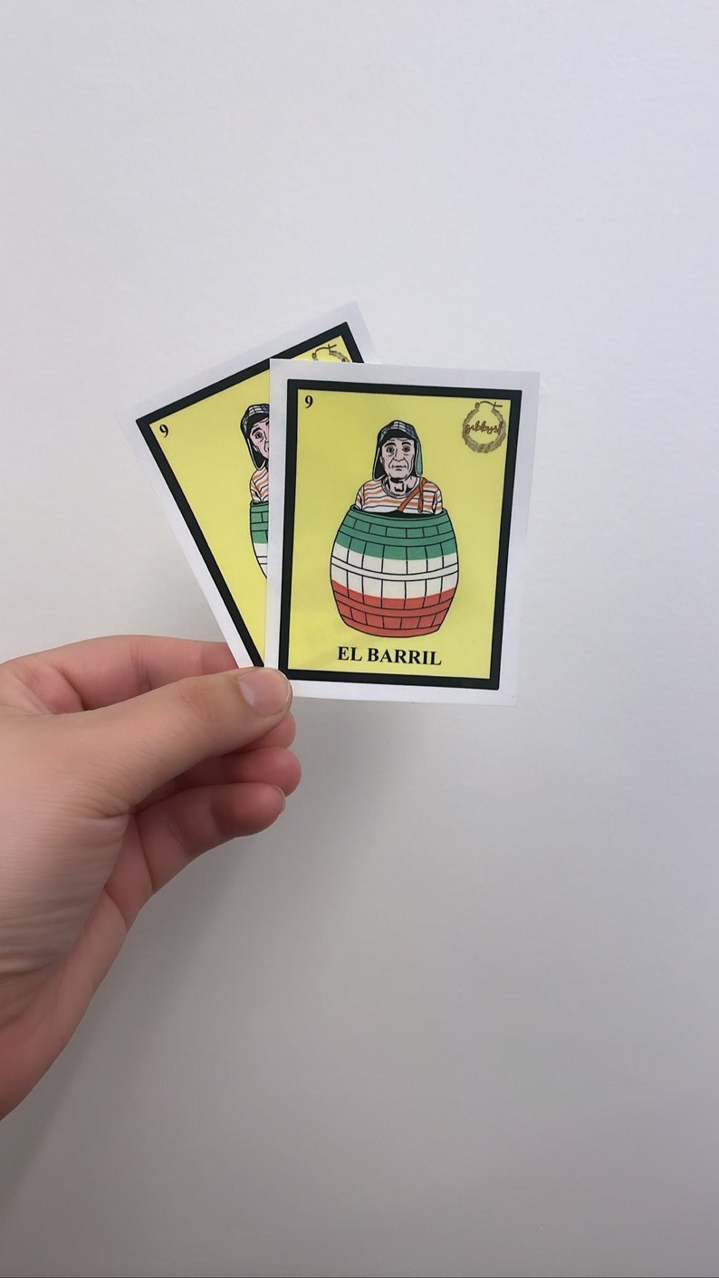 El Barril Lotería Sticker | Chavo Del Ocho Inspired | Mexican Bingo ...