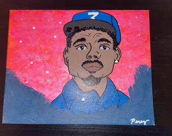 Chance the Rapper Painting - Etsy