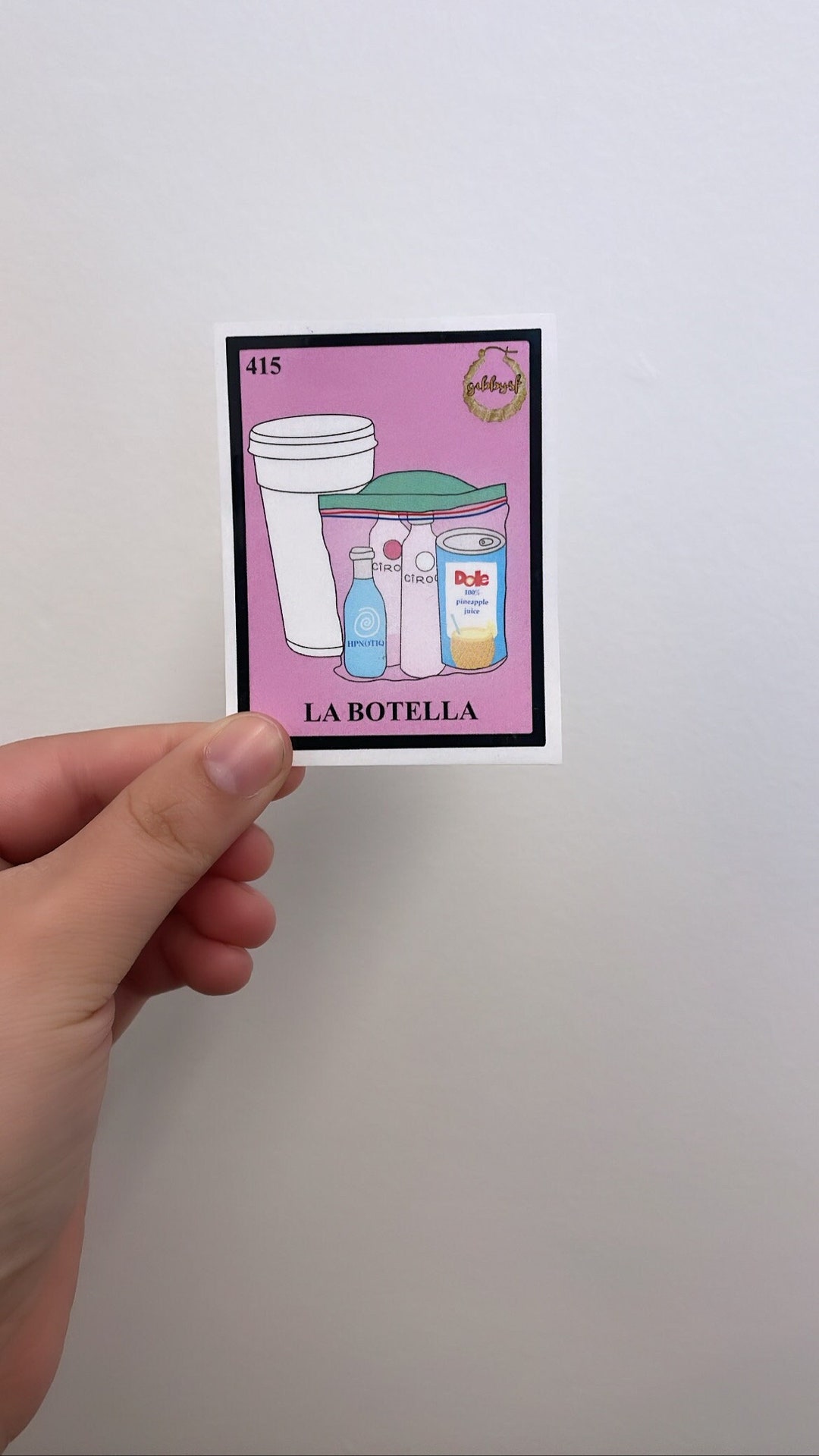 La Botella - Cutty Bang Single Sticker (loteria Inspired) - Etsy