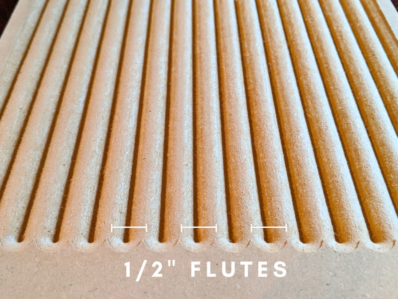 Fluted Cove Paneling Ribbed Paneling Wainscoting Paneling PVC, Wood ...