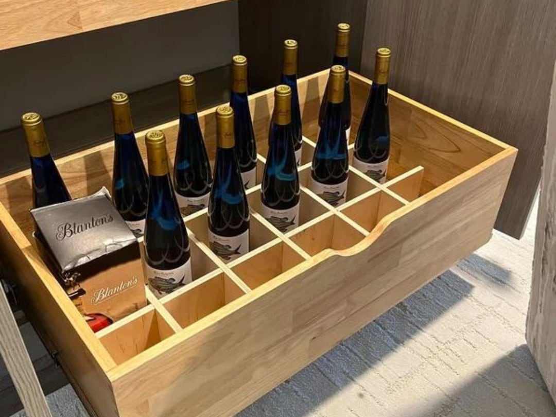 Bottle Divider | Drawer Insert | Bottle Rack | Cabinet Organizer ...