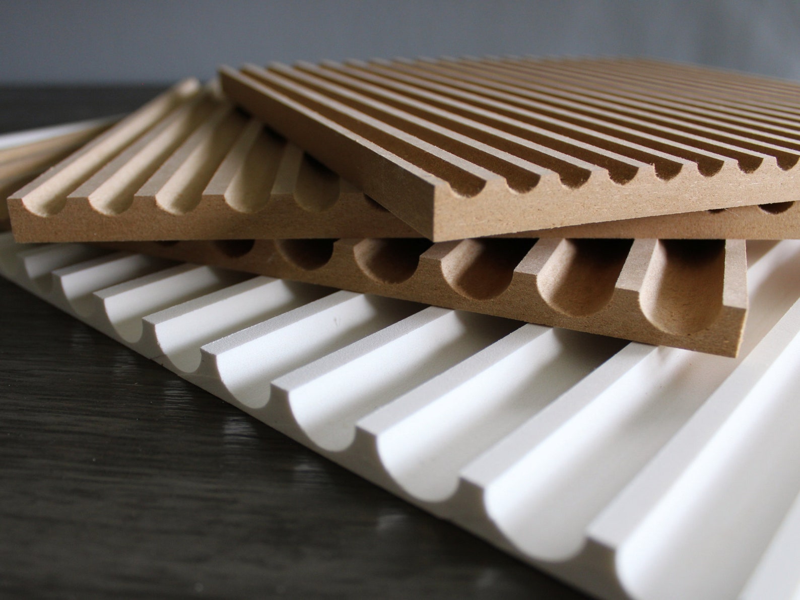 Fluted Cove Paneling Ribbed Paneling Custom Wainscoting Paneling PVC ...