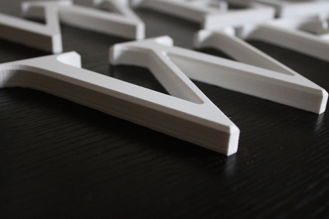 3D Letters and Numbers | Logos and Signs | All-weather White PVC | 6"-48" | Wedding, Birthday ...