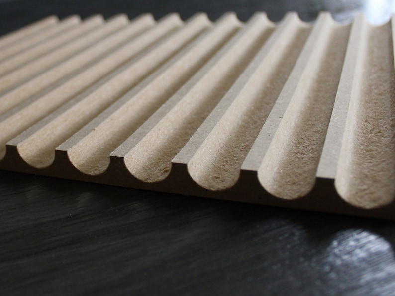 Fluted Cove Paneling Ribbed Paneling Custom Wainscoting Paneling PVC ...