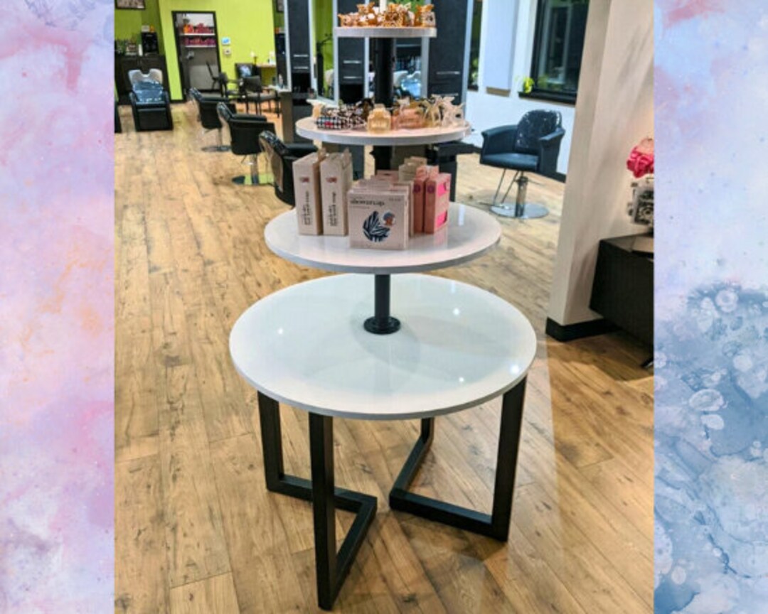 4-tier Display Table Circular Display Table Multi-tier - Etsy