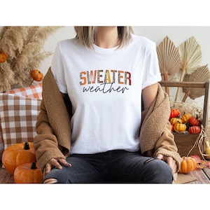 Fall Sweater Weather Sweatshirt/hoodie/tee Shirt/long-sleeve Tee - Etsy