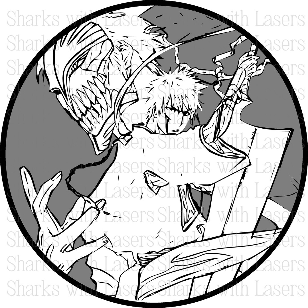 Fan Art Bleach Scene Vector/ SVG/ PNG - Etsy
