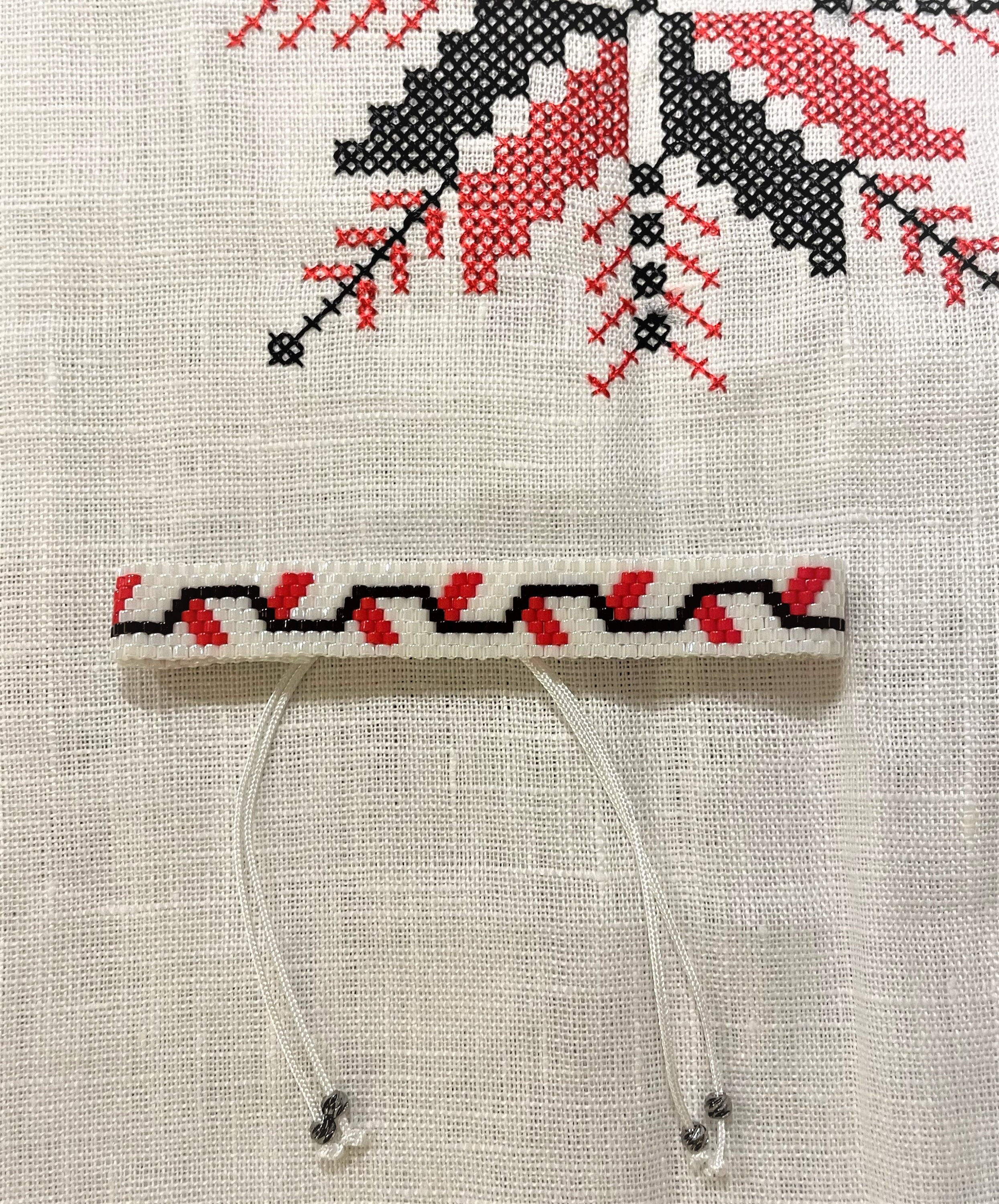 Ukrainian Vishivanka Pattern Miyuki Beaded Bracelet - Etsy