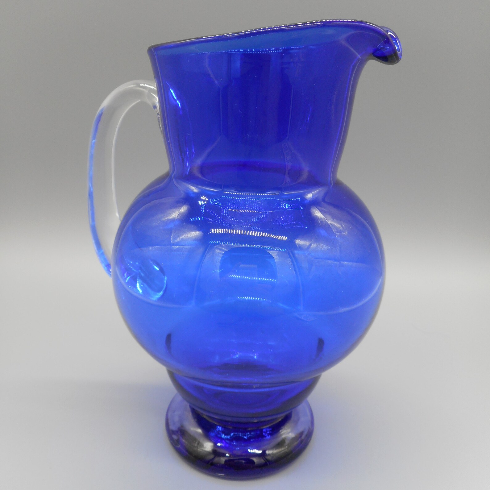 CAMBRIDGE Cobalt Blue Set Pitcher and Platter CIRCA 1970s - Etsy