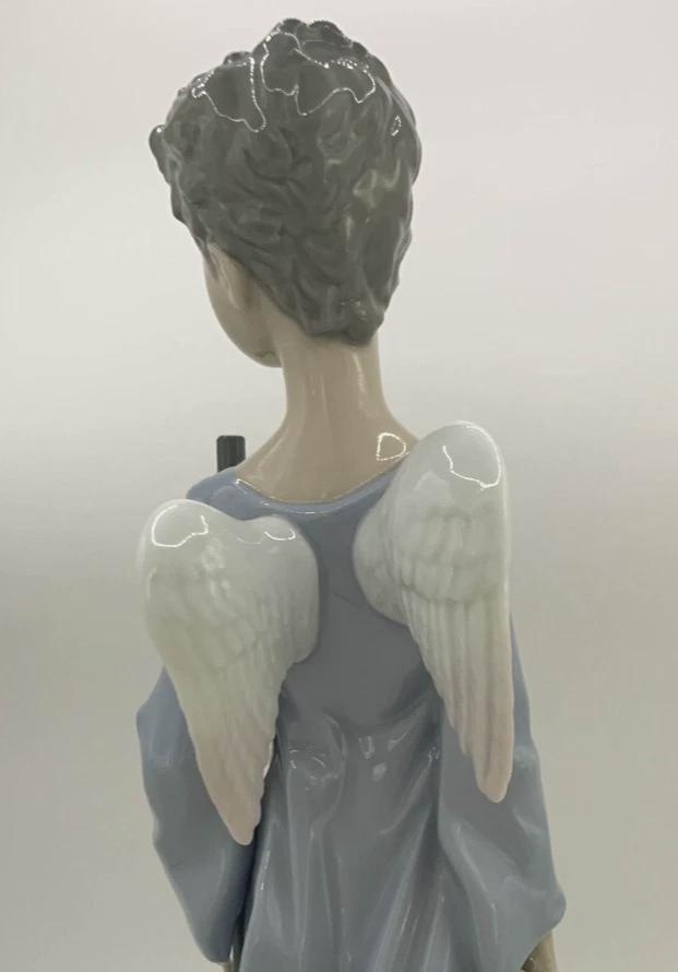 LLADRO Spain Fall Angel - Cherub With Leaves Porcelain Figurine CIRCA ...