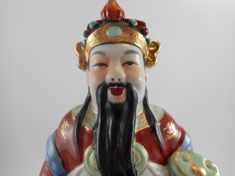 Vintage General Kwan Statue - Etsy