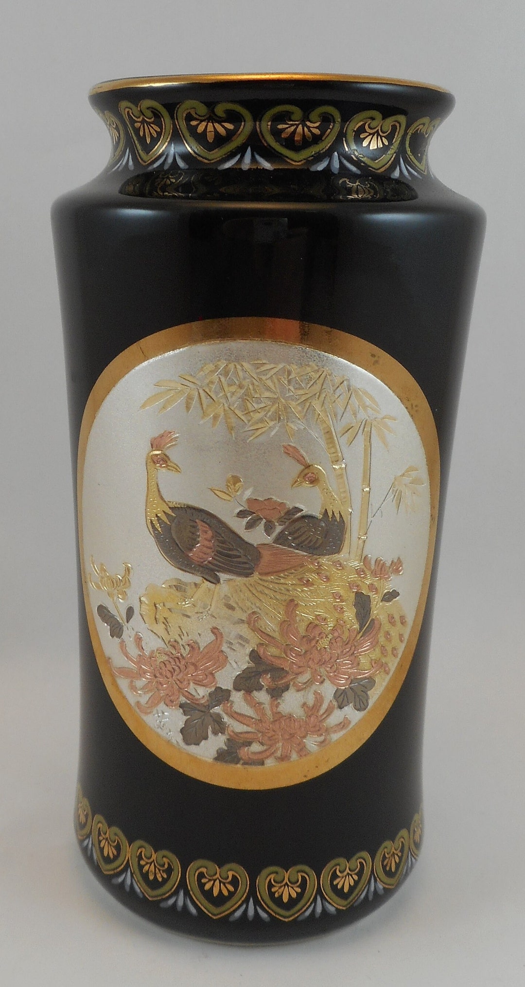 The Art of CHOKIN Japan Porcelain Vase CIRCA 1980s - Etsy