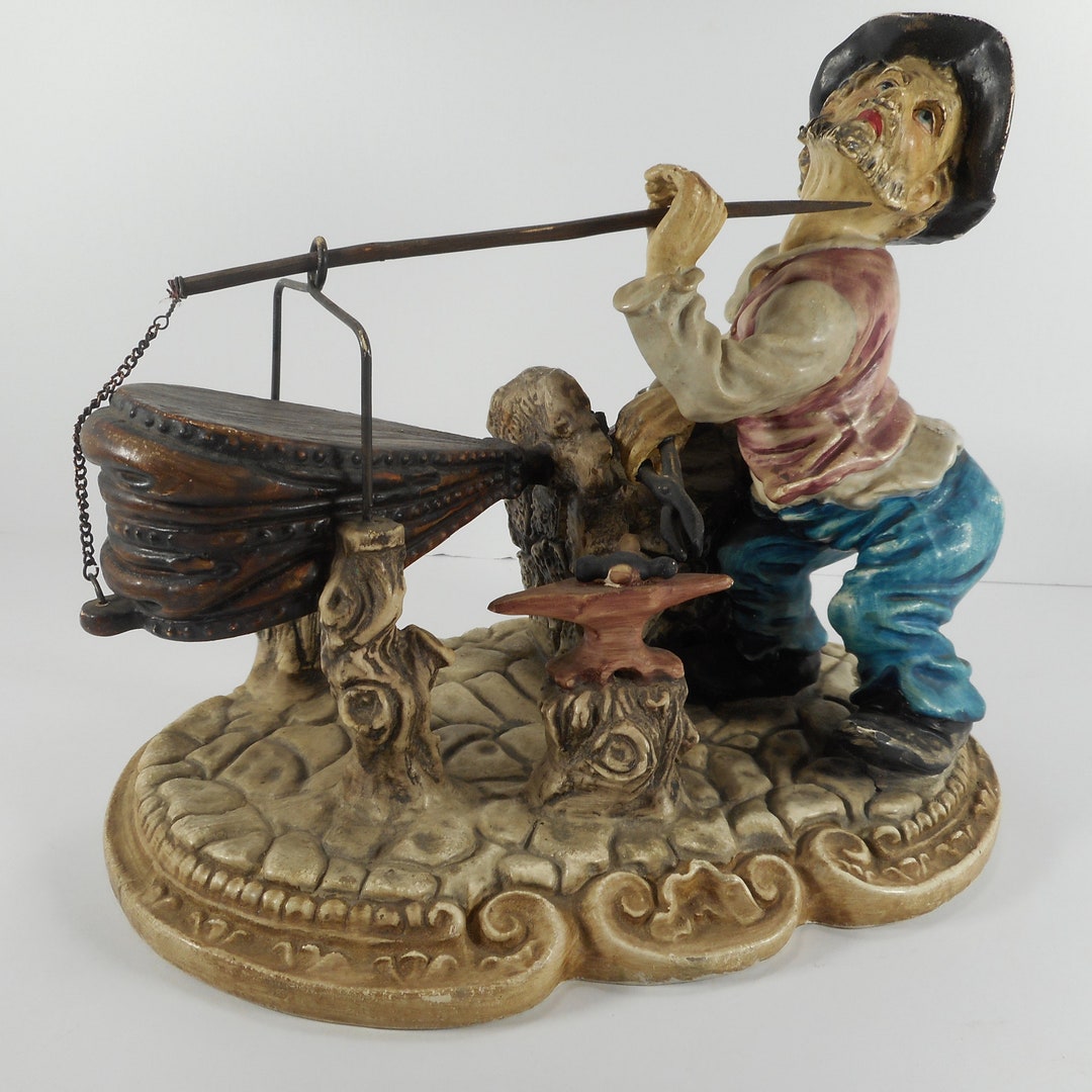 Capodimonte Forge Man CIRCA 1960s - Etsy