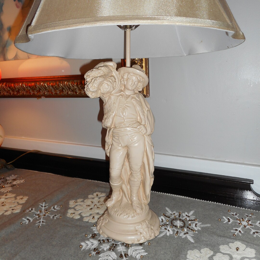 Midcentury Vintage Young Boy Lamp - Etsy