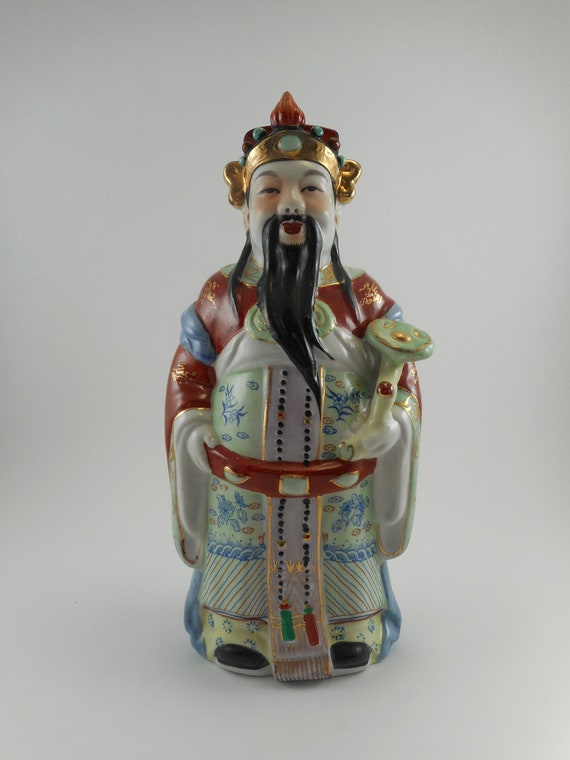 Vintage General Kwan Statue - Etsy