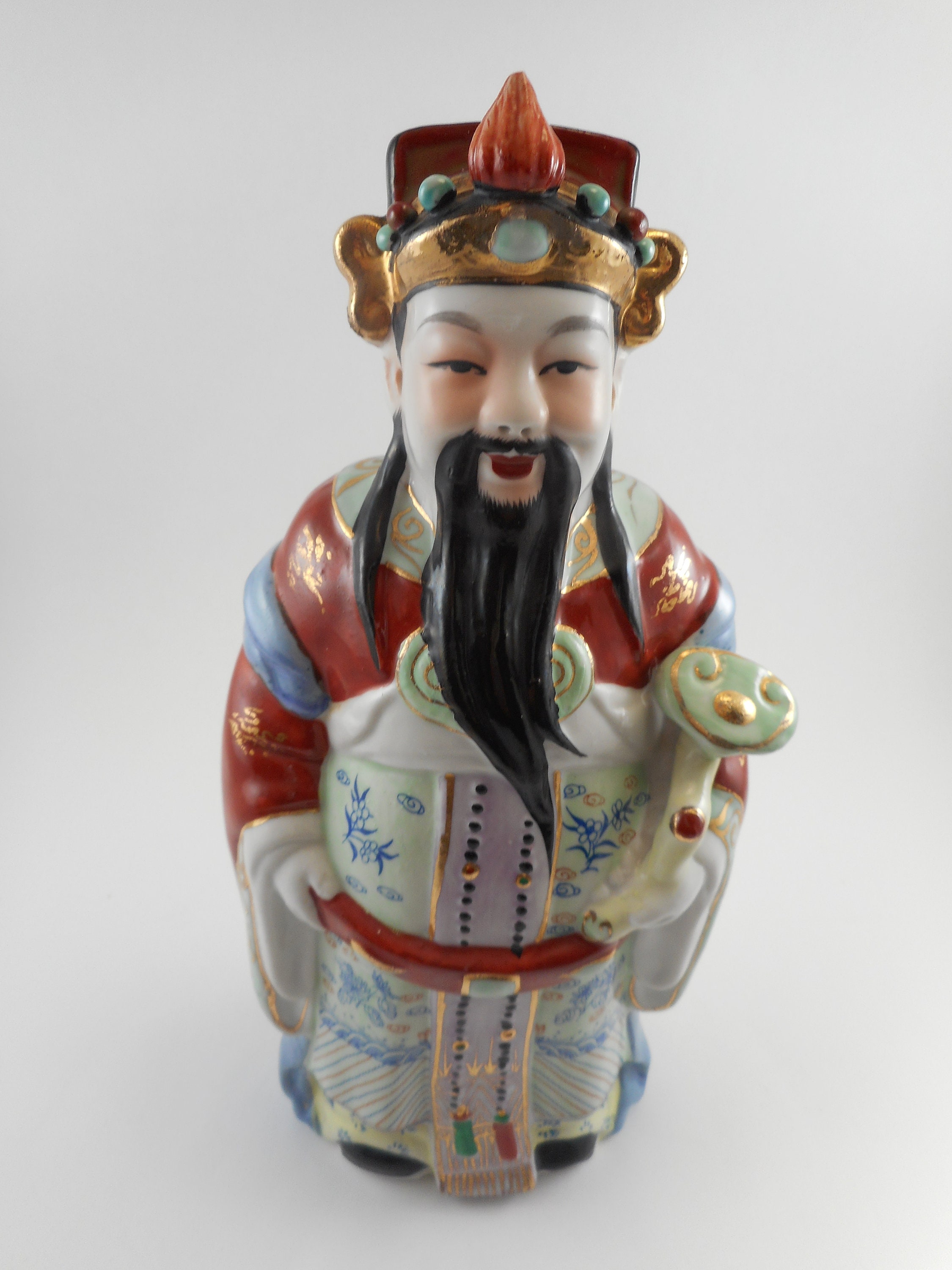 Vintage General Kwan Statue - Etsy