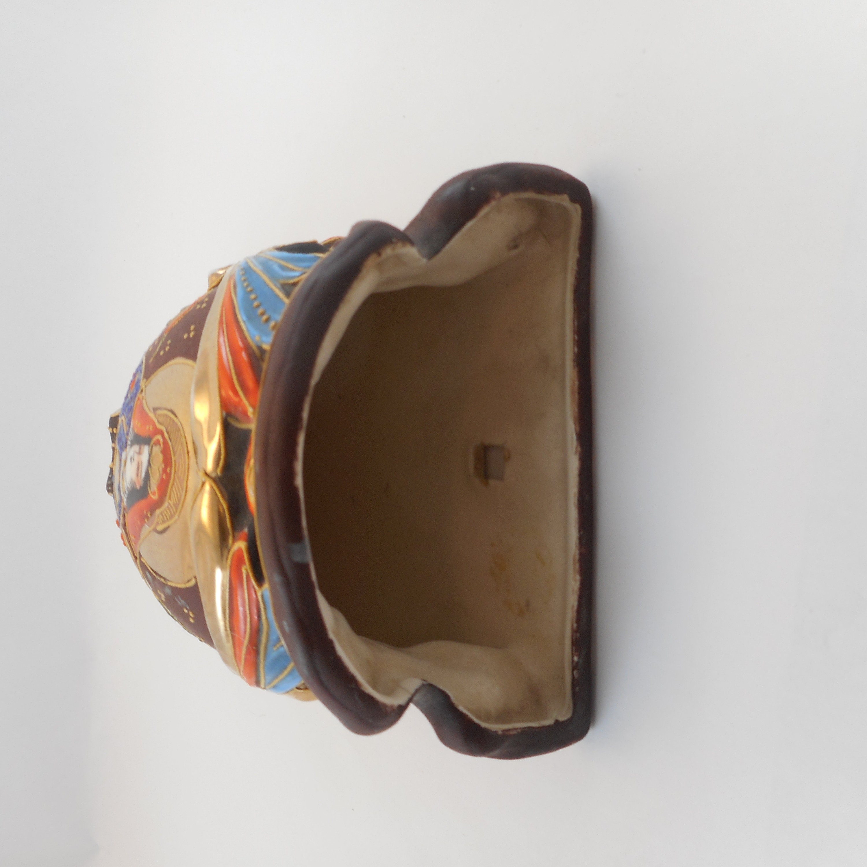 SATSUMA Japan Moriage Style Wall Pocket CIRCA 1960s - Etsy