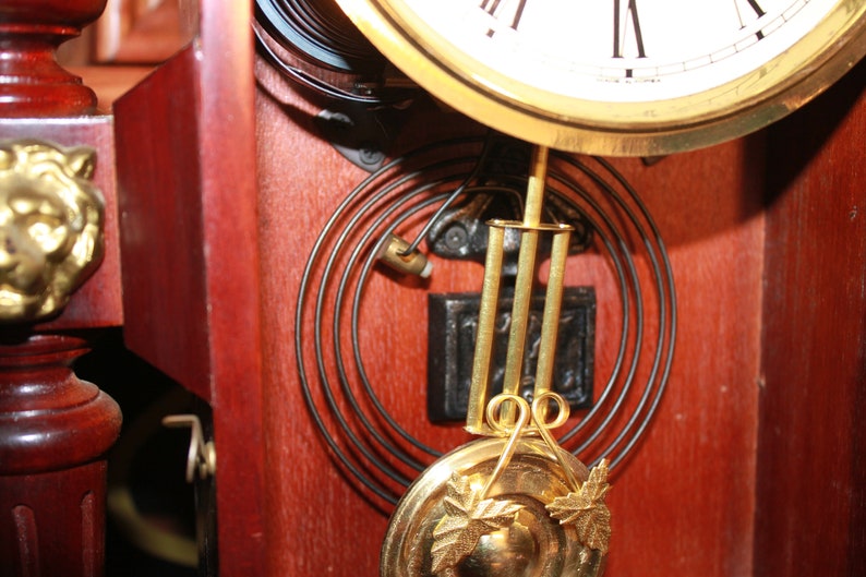 King Model TAE YANG Decorated Glass Door and Pendulum Clock - Etsy