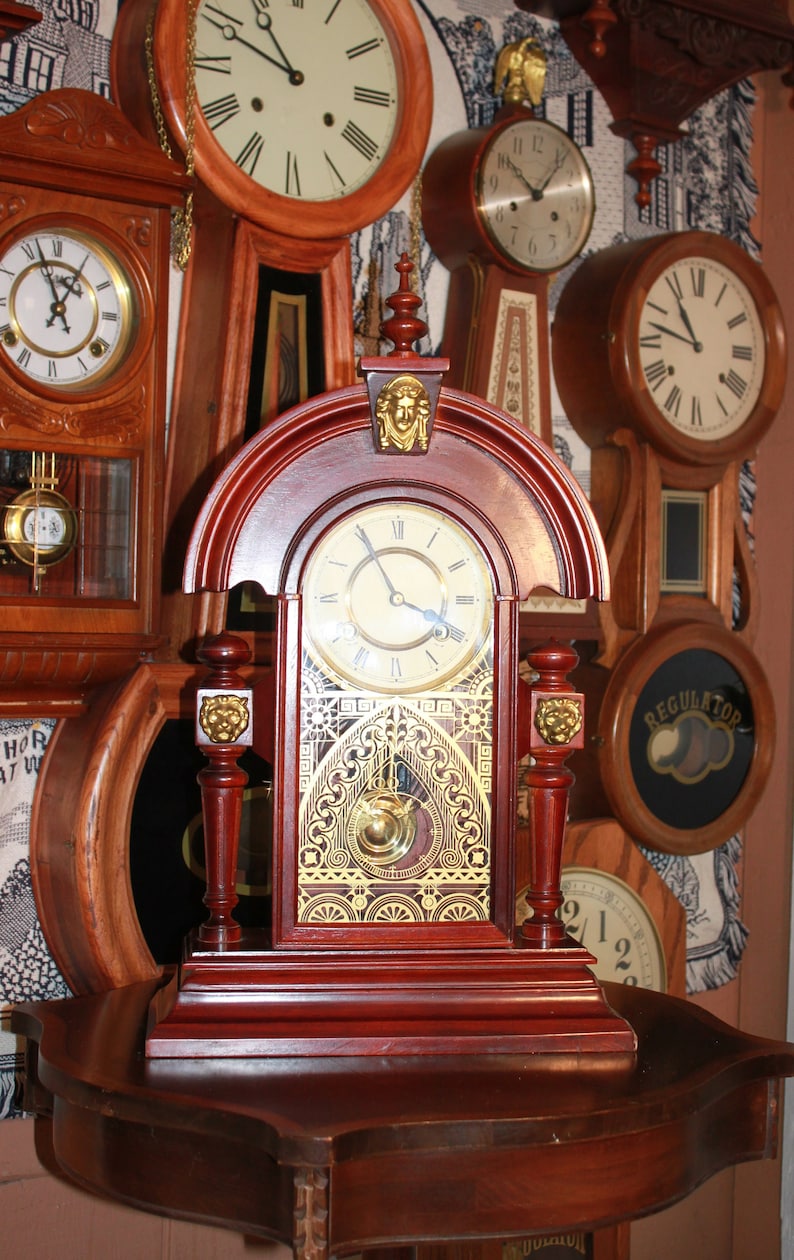 King Model TAE YANG Decorated Glass Door and Pendulum Clock - Etsy