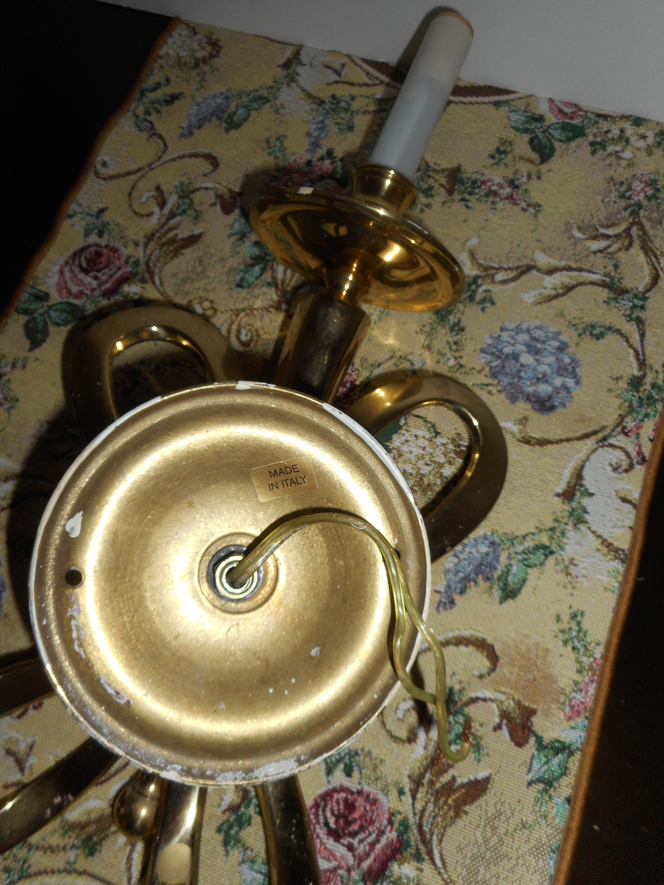 Vintage Gold Bow Sconce ITALY - Etsy