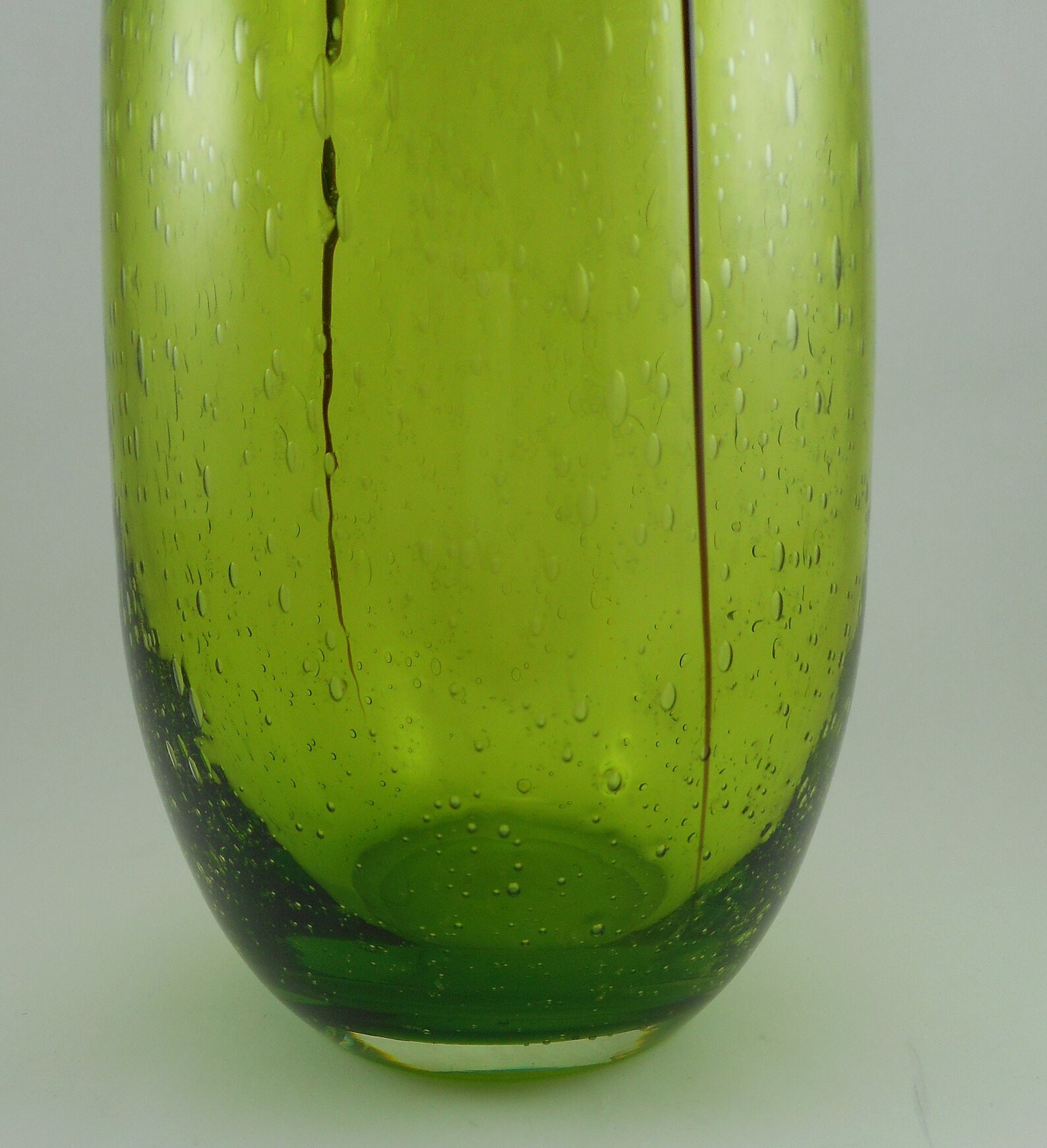 Verdant and Noir Bubble Art Glass Vase CIRCA 1970s - Etsy
