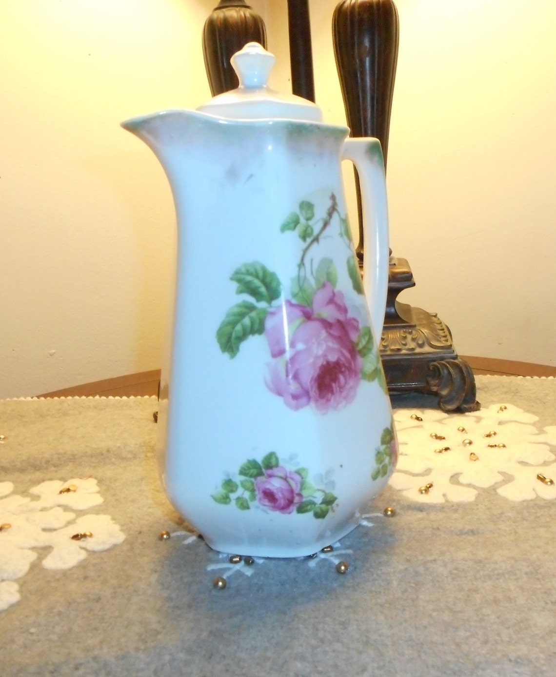 Antique Bavaria GERMANY Hexagonal Teapot Circa 1950s - Etsy