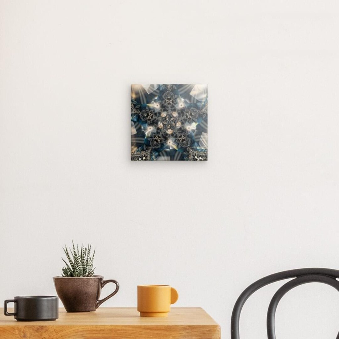 Symphony of Symmetry One-of-a-kind Original Fractal Artwork on Stretched Canvas by Stan Ragets ...