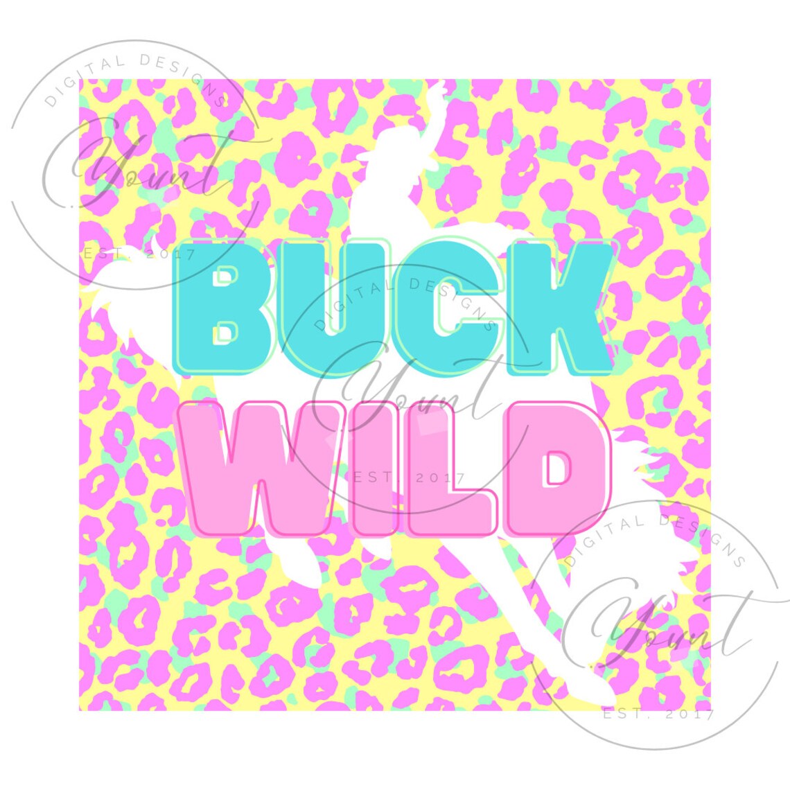 Buck Wild PNG Bucking Bronco Graphic Cute Graphic Tee Shirt - Etsy