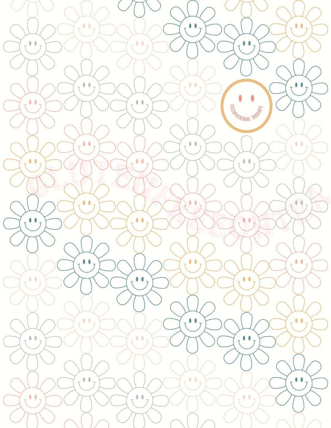 Occupational Therapy SMILEY PRINT - Etsy