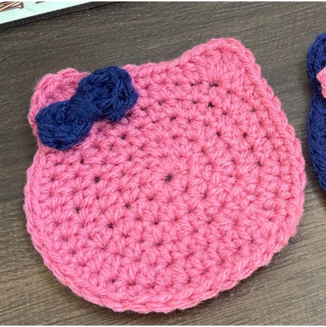 Kitty Coasters Crochet Pattern! - Etsy