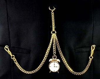 Double Watch Vest Chain - Etsy