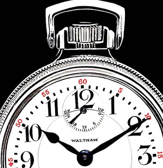 Antique 23 Jewels Up/Down Indicator Display Case Pock… - Gem