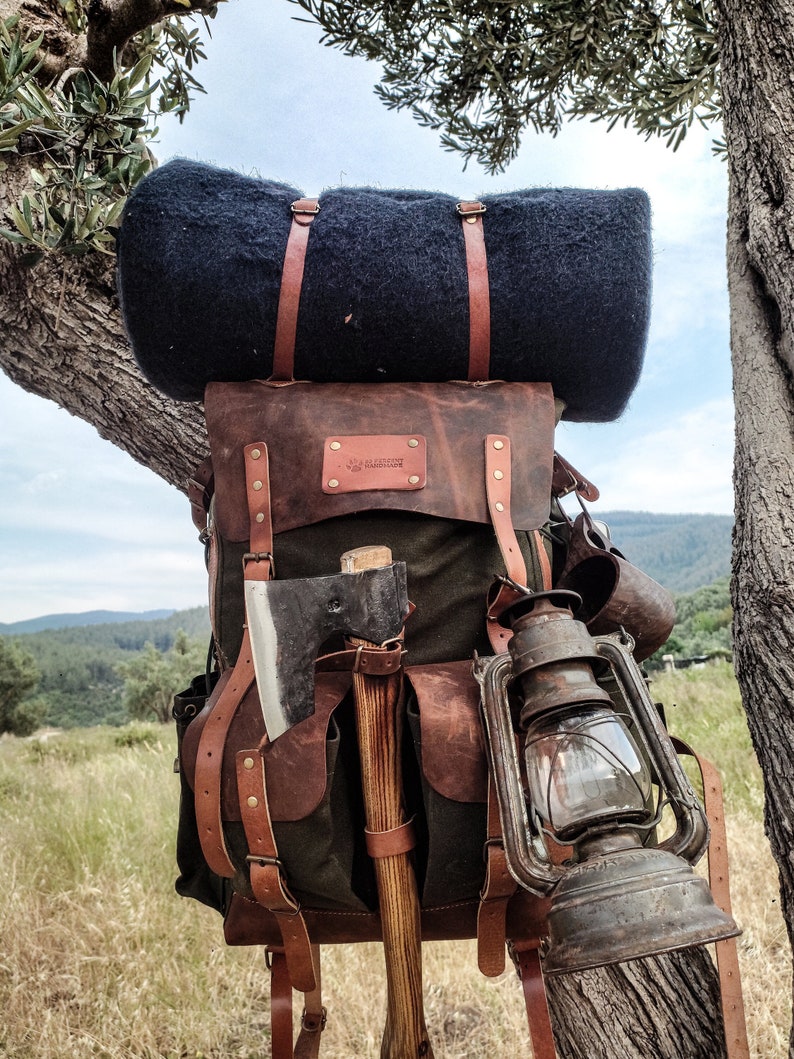 Bushcraft Backpack | Camping Backpack | Hiking Backpack | Canvas ...