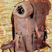50L Bushcraft Backpack Brown Custom Camping Backpack Leather Backpack ...