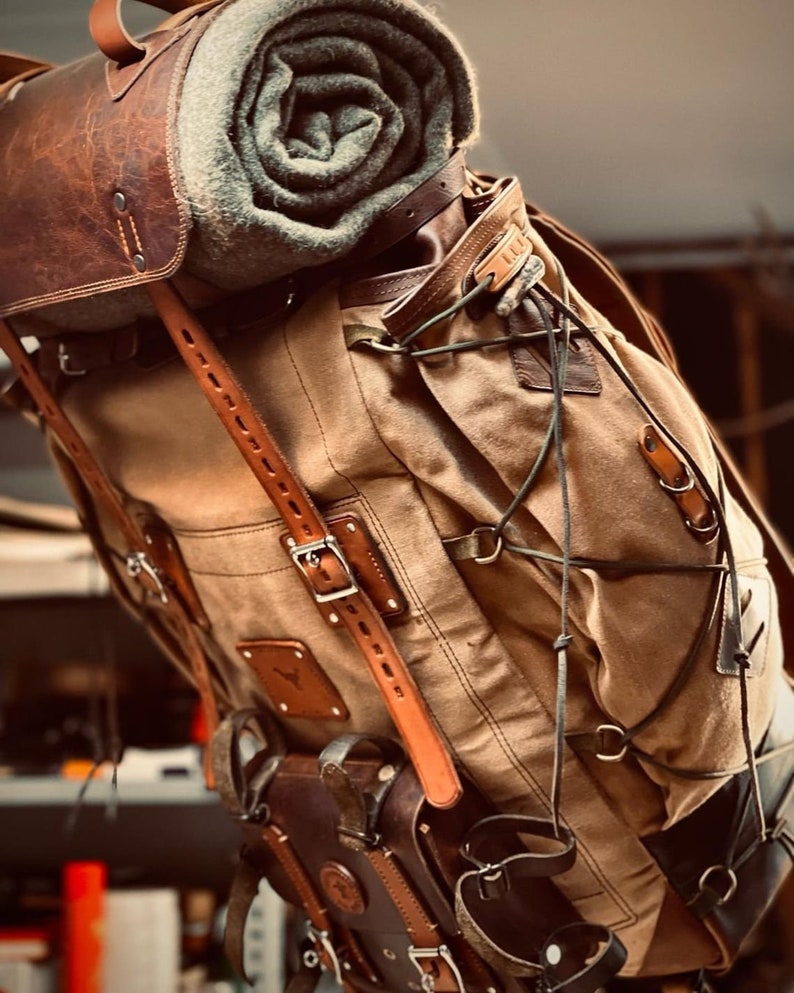 Same Day Shipping Only 2 Bag ! | Bushcraft Backpack | Brown | Camping ...