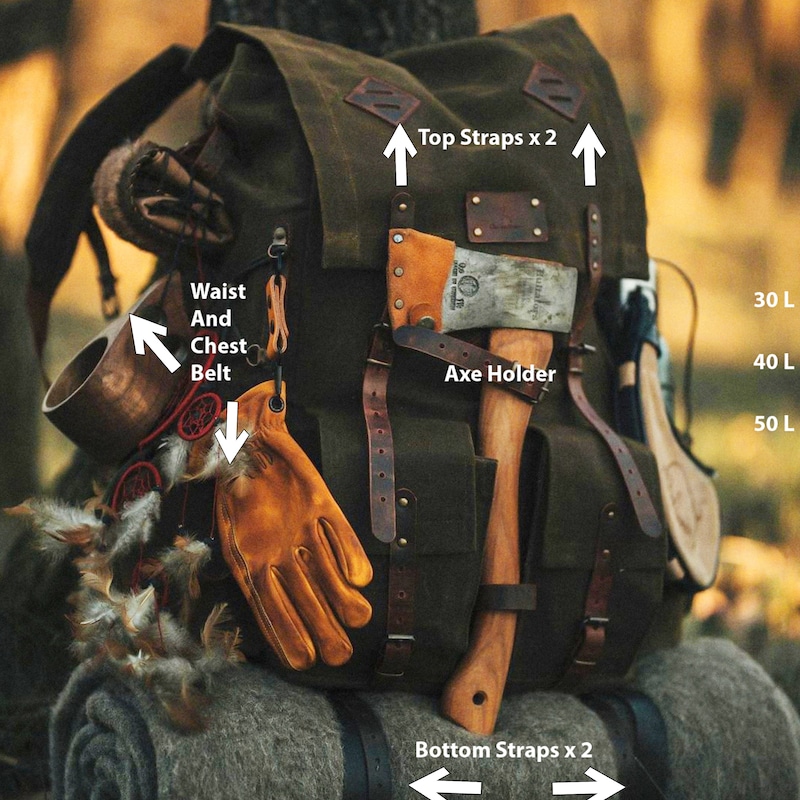 Bushcraft Backpack - Etsy