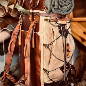 Same Day Shipping Only 2 Bag ! | Bushcraft Backpack | Brown | Camping ...