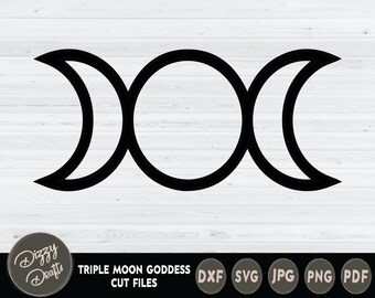 Triple Goddess Digital Svg - Etsy