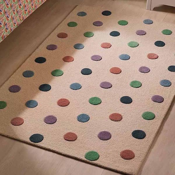 Polka Dot Rug - Etsy