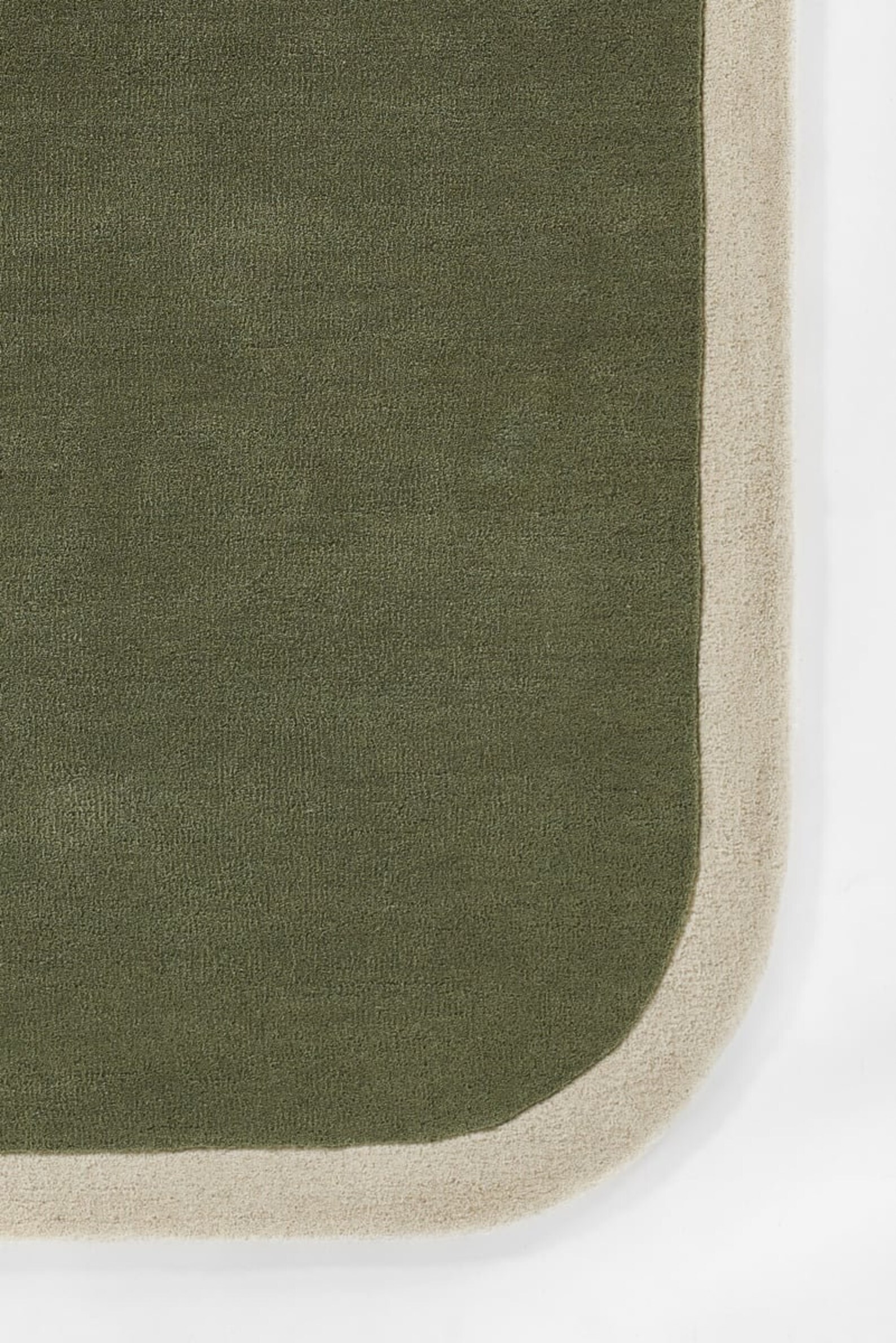 Hand Tufted Olive Green Wool Rug: Modern Living Room Décor - Etsy
