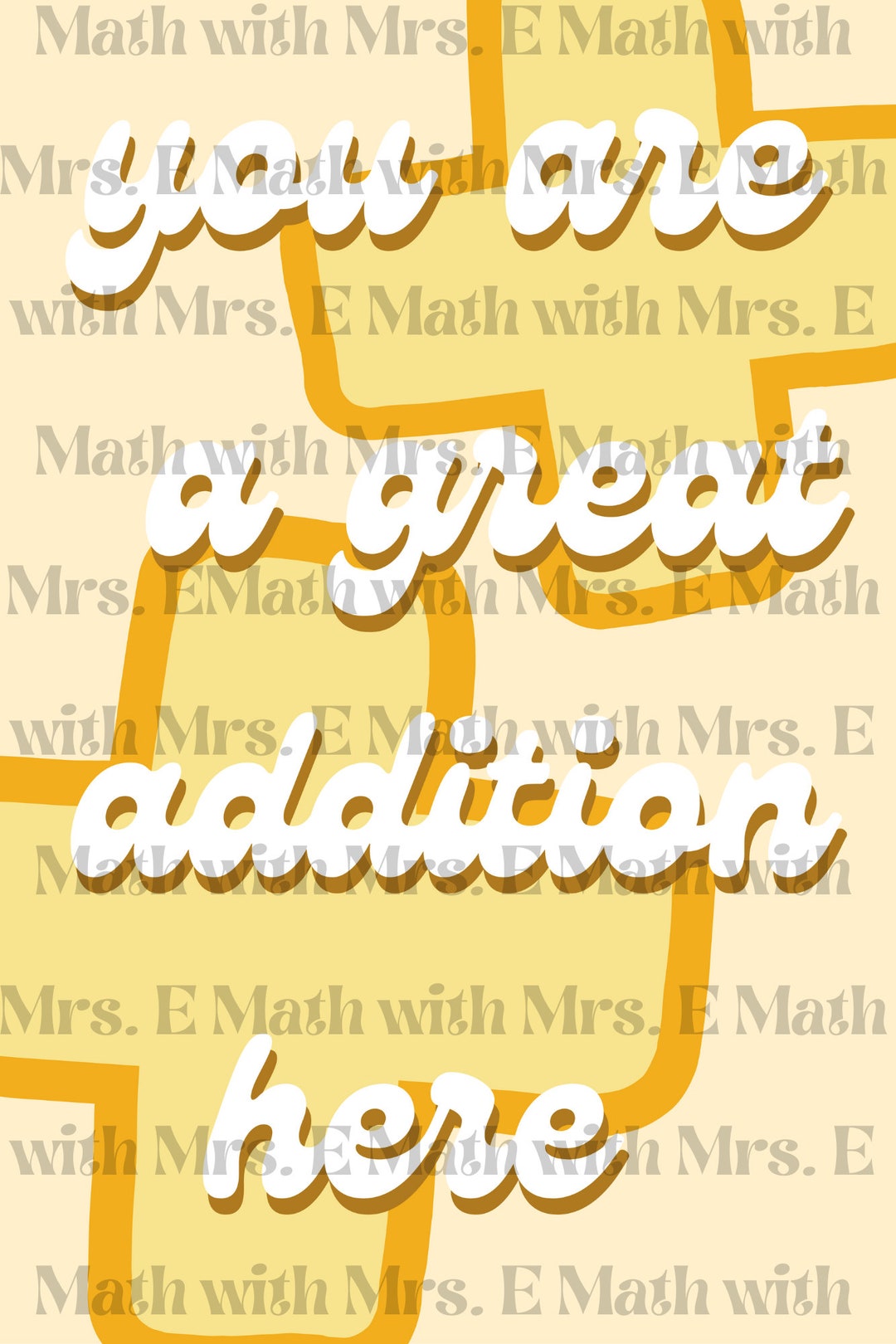 Great Addition Math Classroom Poster DIGITAL DOWNLOAD - Etsy