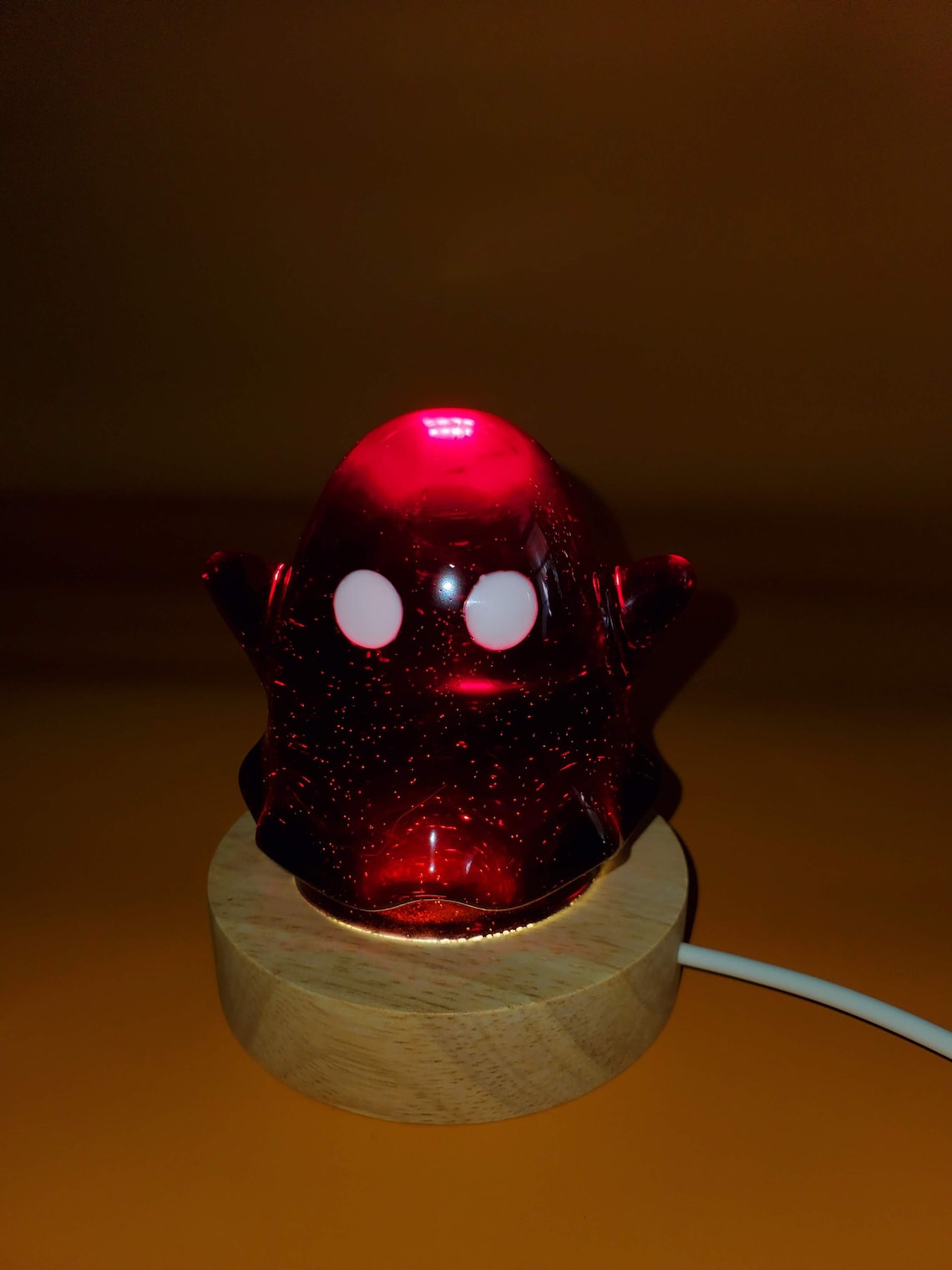 CUSTOM LED Cute Halloween Ghost Night Desk Light Lamp - Etsy